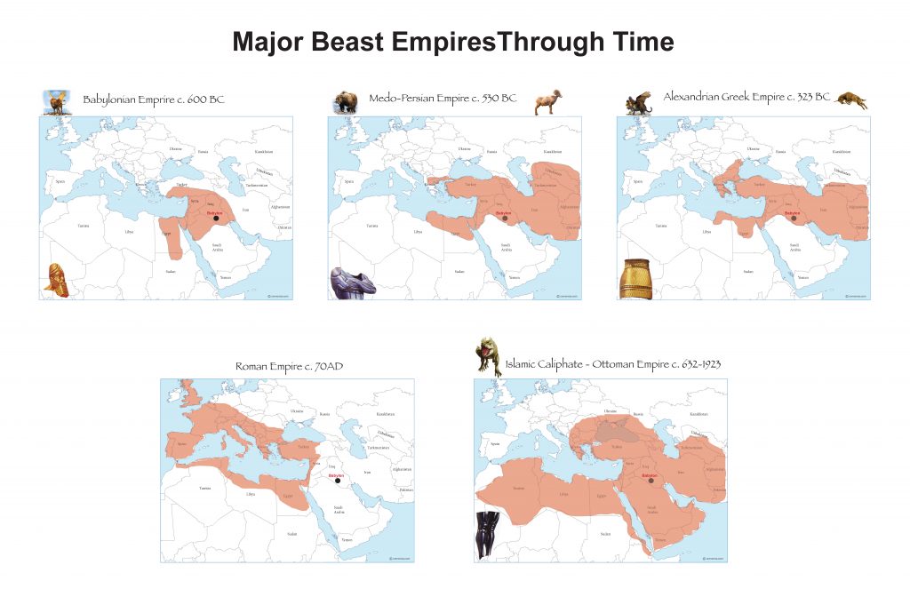 Maps of Beast Empires (Tabloid 11x17) - Everlasting Strength